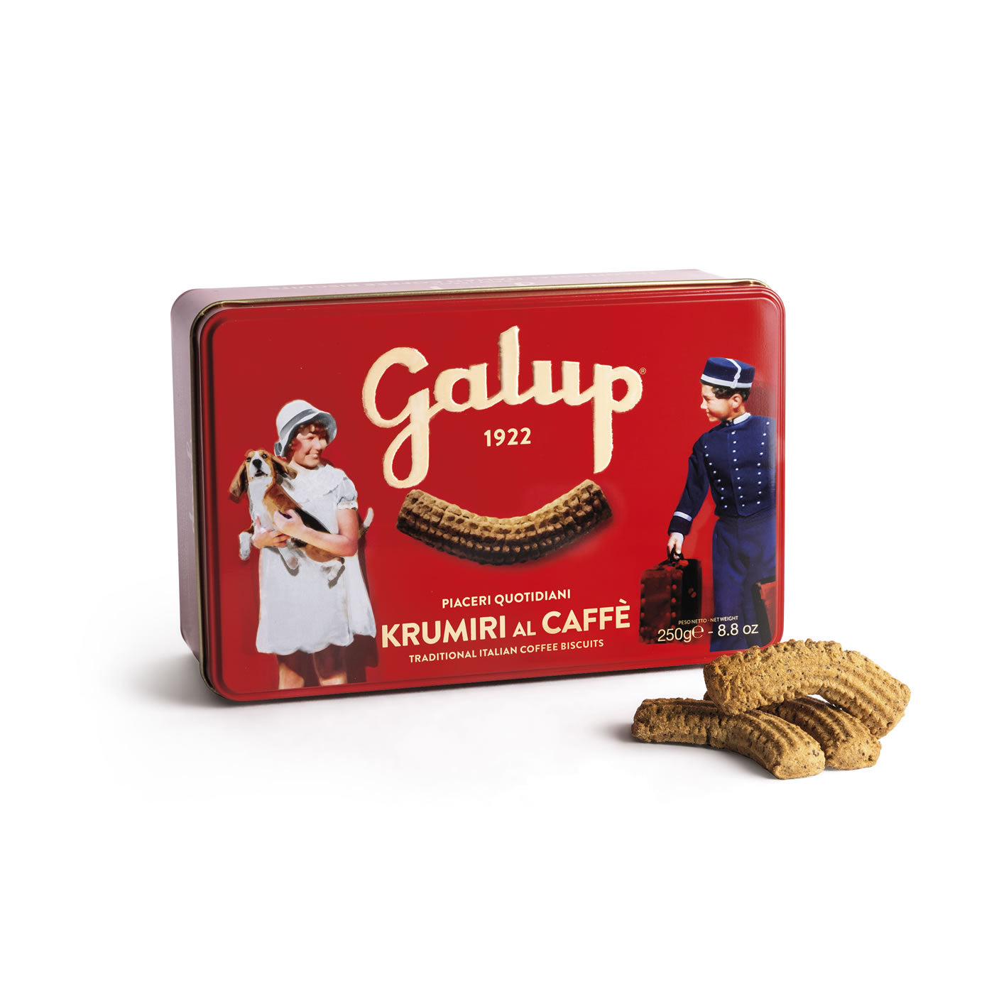 Coffee Krumiri in 250g tin – Dolci Ricorrenze