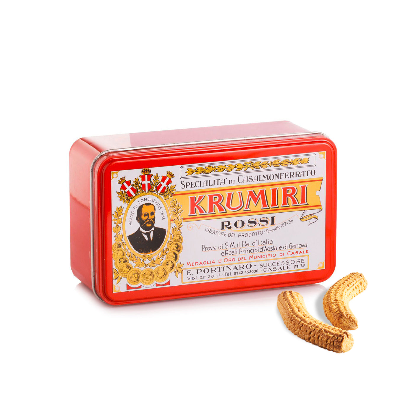 Krumiri Rossi latta – Dolci Ricorrenze
